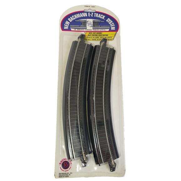 Bachmann | Toys | Bachmann 444 Ho Scale Eztrack 18 Radius Curved Train ...